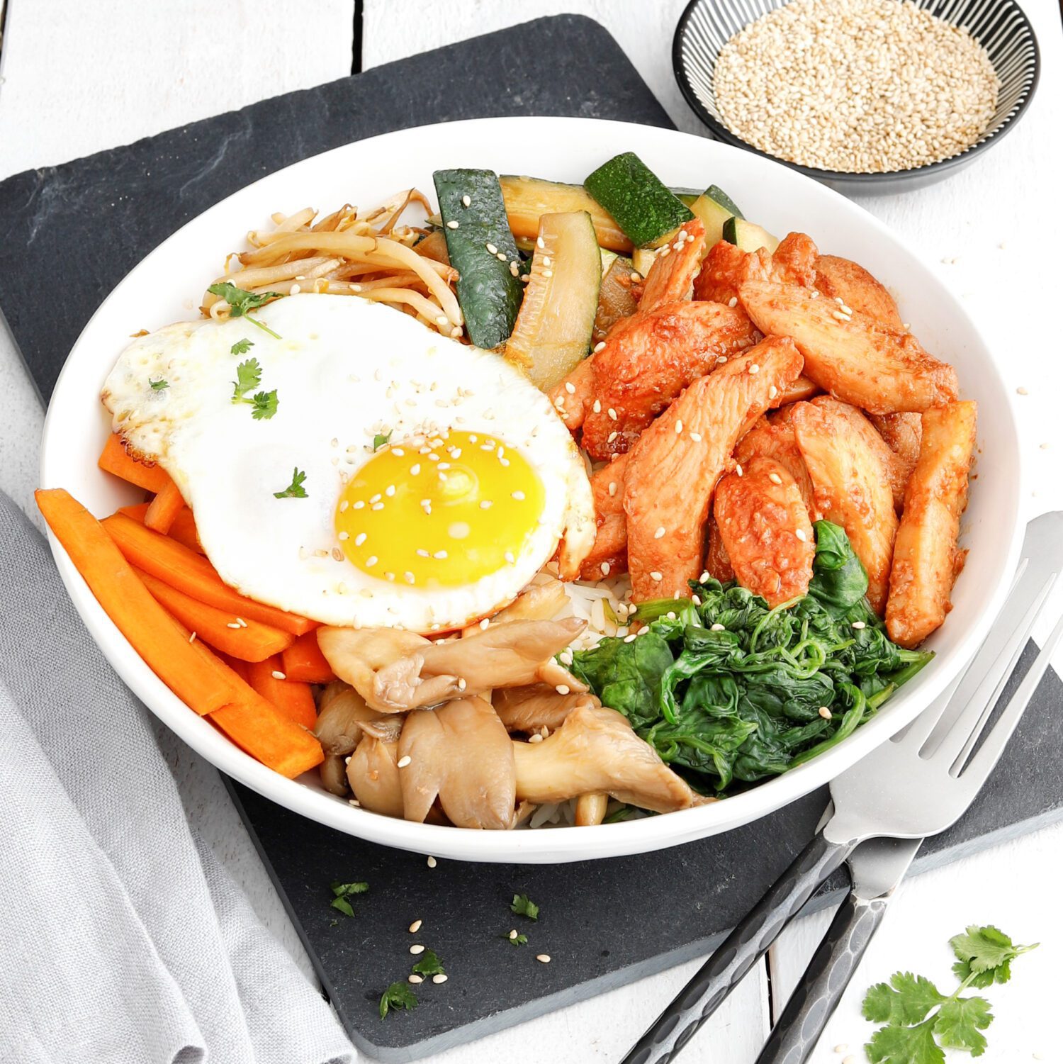 Chicken-Bibimbap - We love Geflügel